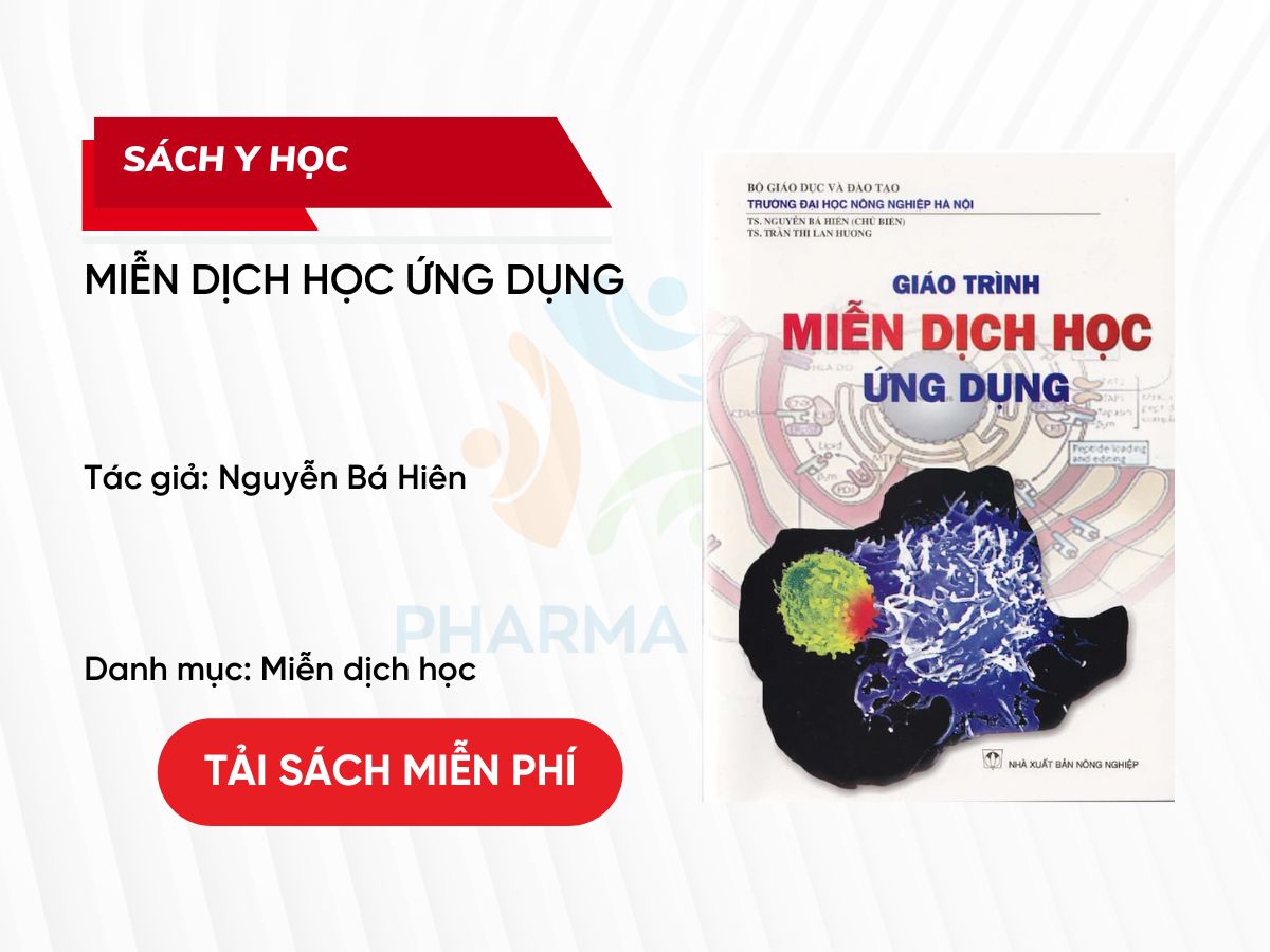 Tải miễn phí PDF Miễn dịch học ứng dụng - Nguyễn Bá Hiên