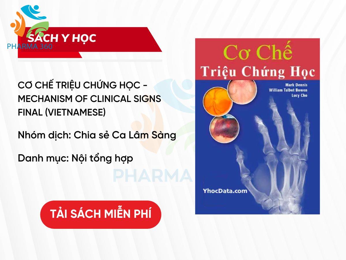 Tải miễn phí PDF Cơ chế triệu chứng học - Mechanism of Clinical Signs ...