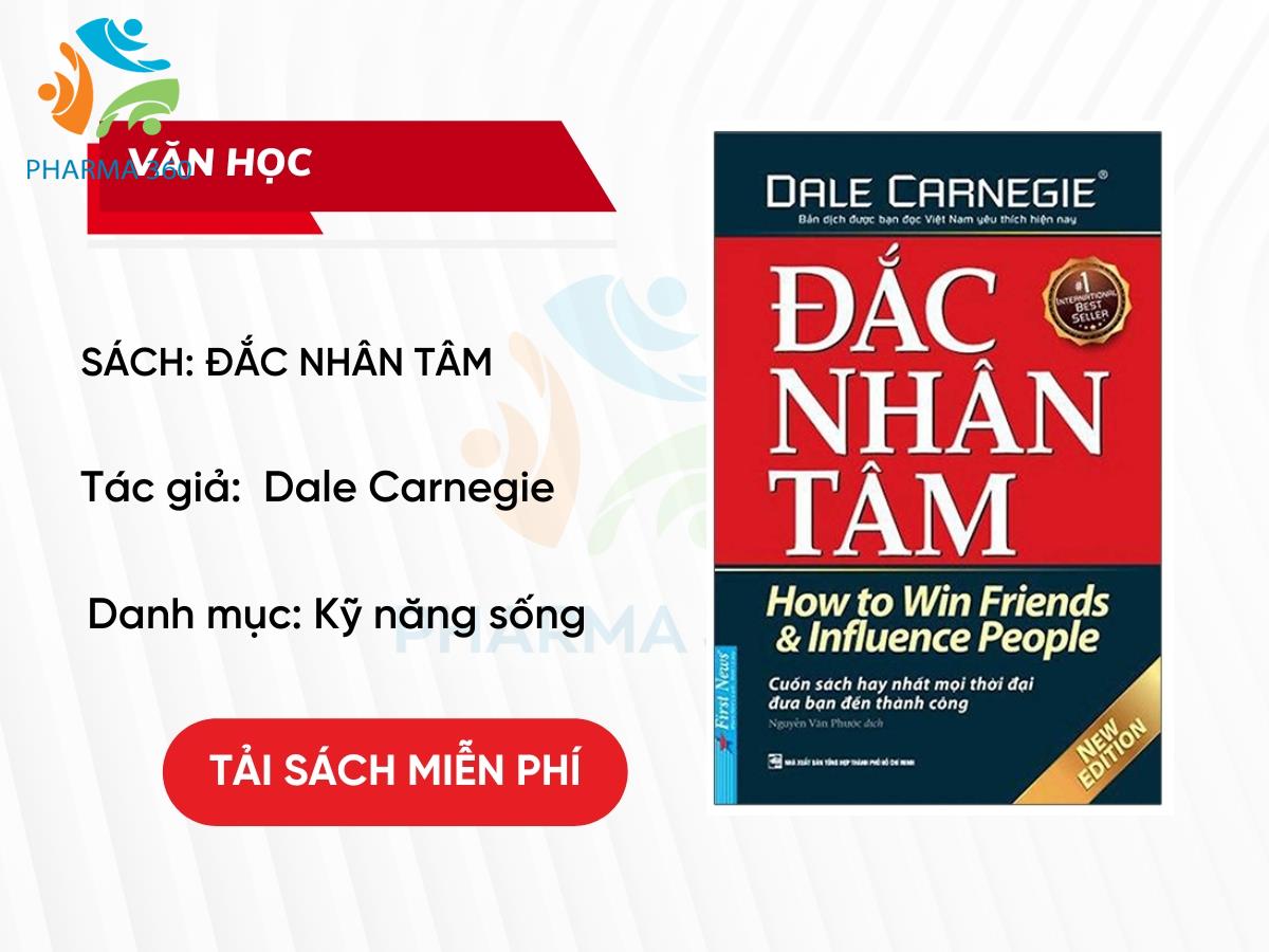Tải sách miễn phí PDF Đắc Nhân Tâm - Tác giả Dale Carnegie